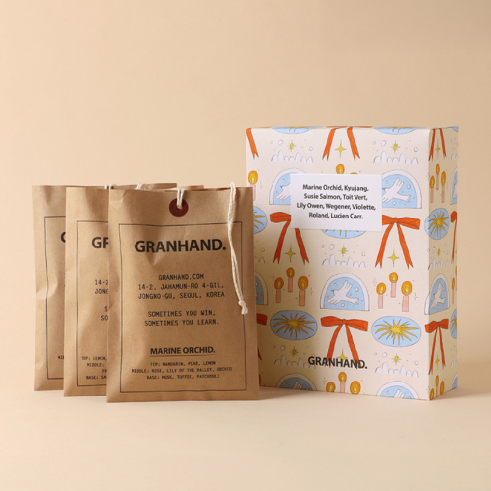 [Gift Packaging] GRANHAND. Holiday Sachet 3P Set | DODO SKIN – DODOSKIN