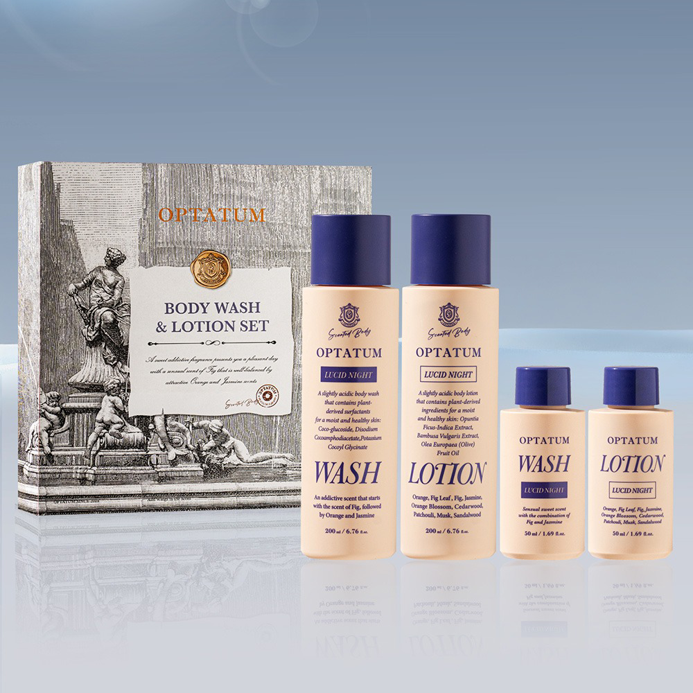 [Gift Packaging] OPTATUM Lucid Body Wash & Lotion Gift Set｜DODOSKIN