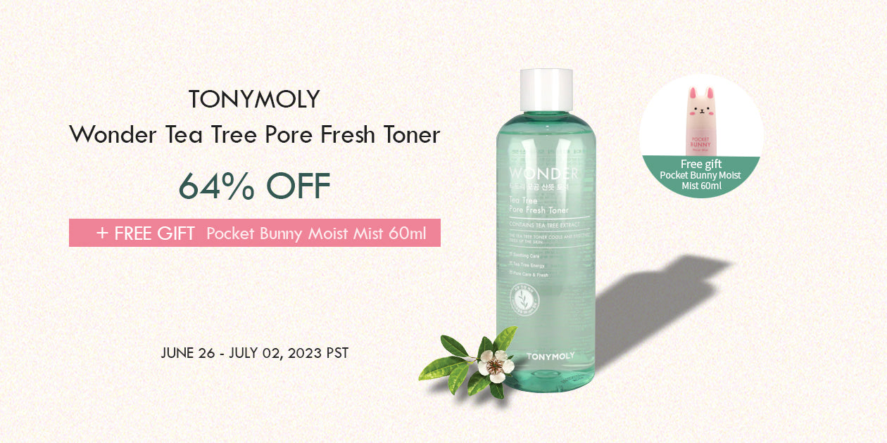 TONYMOLY Wonder Tea Tree Pore Fresh Toner 64% OFF**END – DODOSKIN