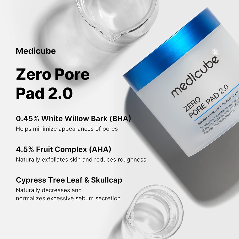 Buy Korean MEDICUBE Zero Pore Pad 2.0 70 pads Online | DODOSKIN