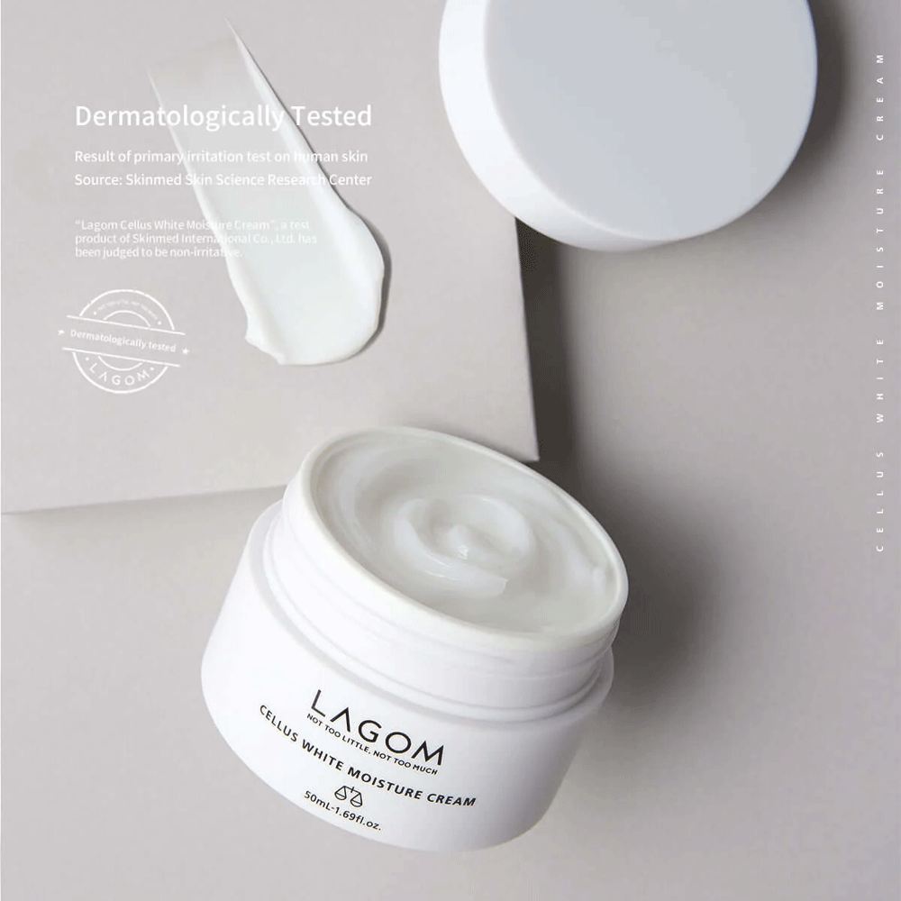 Buy Korean LAGOM Cellus White Moisture Cream 50ml Online | DODOSKIN