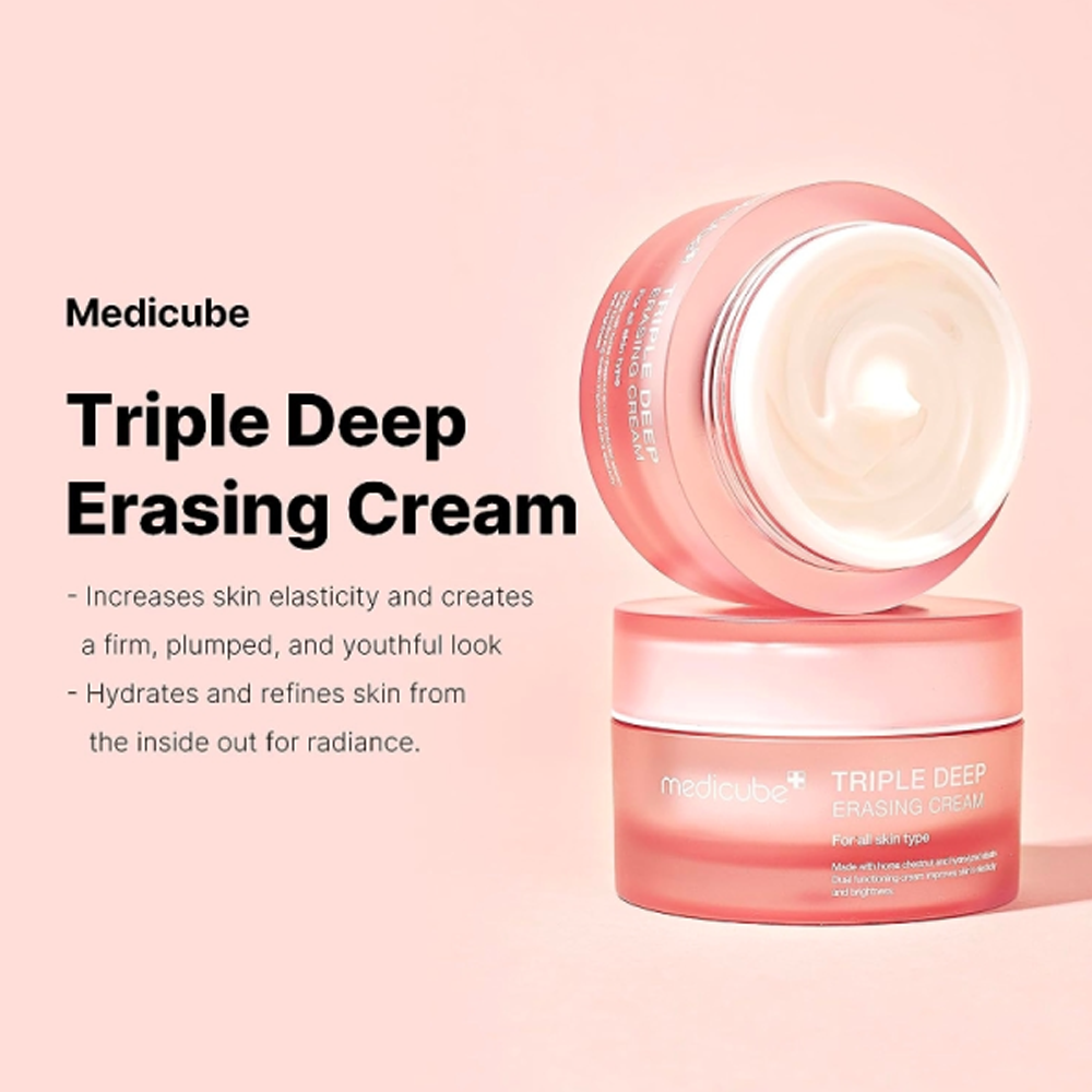 Buy Korean MEDICUBE Triple Deep Erasing Cream 50ml Online | DODOSKIN