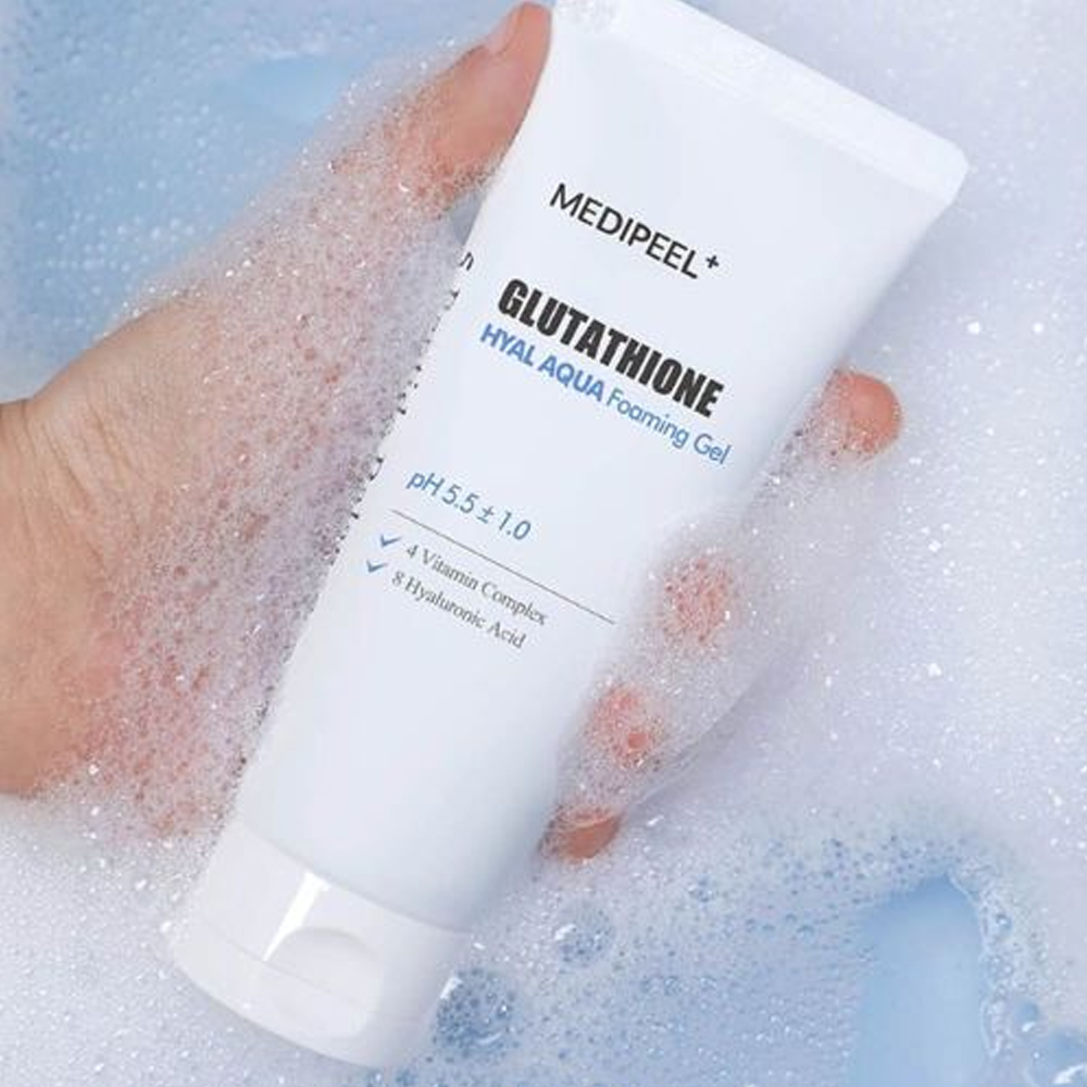 MEDI-PEEL Glutathione Hyal Aqua Foaming Gel Cleanser 150ml | DODO SKIN ...