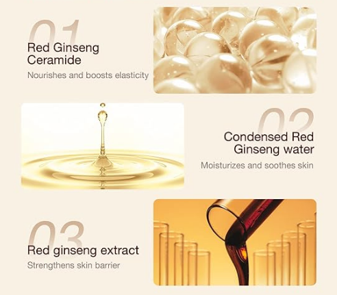 Buy Korean DONGINBI Red Ginseng Moisture & Balancing Firming Skin Care Set Online | DODOSKIN