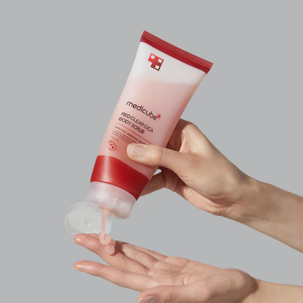 MEDICUBE Red Clear Cica Body Scrub 200g | DODO SKIN – DODOSKIN