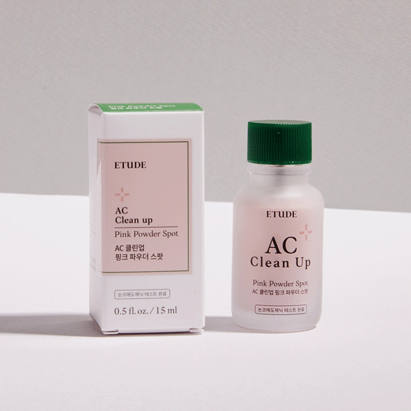 Buy Korean Etude House AC Clean Up Pink Powder Spot 15ml Online | DODOSKIN