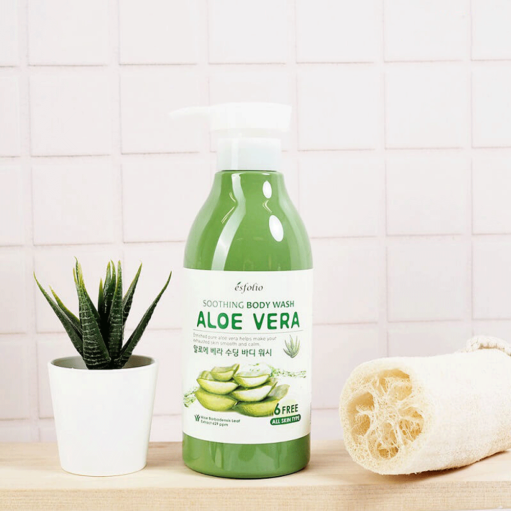 esfolio Aloe Vera Soothing Body Wash 500ml | DODO SKIN – DODOSKIN