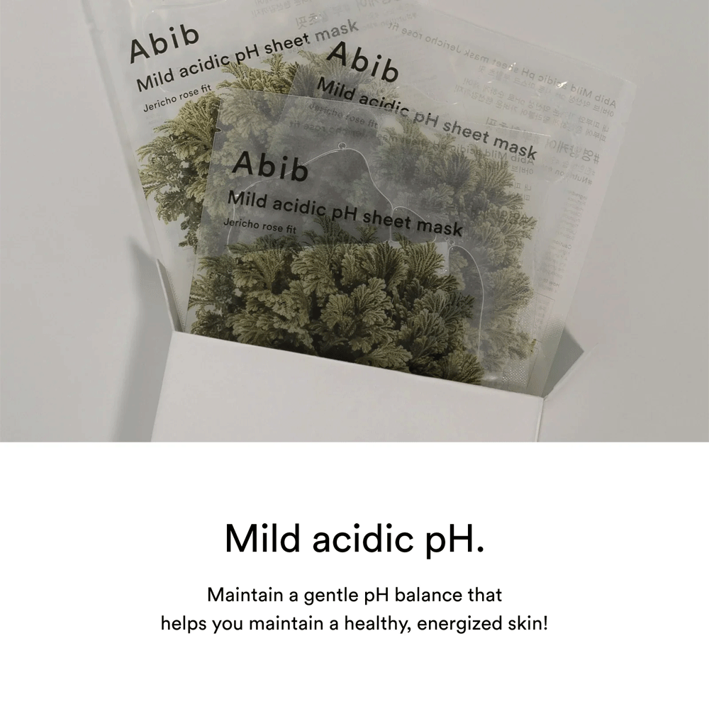 Abib Mild acidic pH sheet mask 5ea #Jericho rose fit | DODO SKIN – DODOSKIN