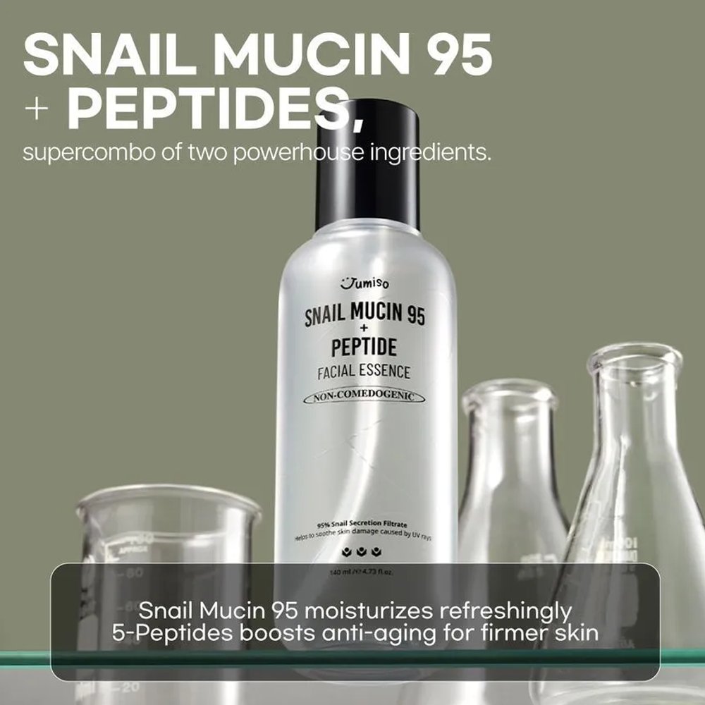 JUMISO Snail Mucin 95 + Peptide Facial Essence 140ml | DODO SKIN – DODOSKIN