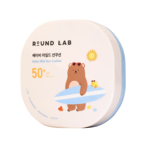 ROUND LAB Baby Mild Sun Cushion SPF 50+ PA++++ 16g｜DODOSKIN