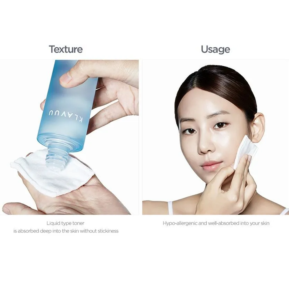 KLAVUU Blue Pearlsation One Day 8 Cups Marine Collagen Aqua Toner 140ml ...