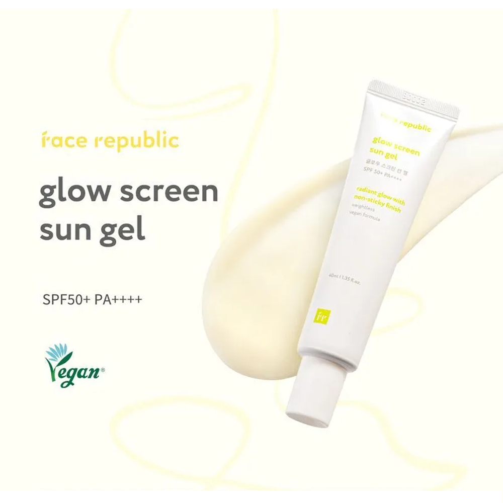 face republic Glow Screen Sun Gel SPF50+ PA++++ 40ml | DODO SKIN – DODOSKIN