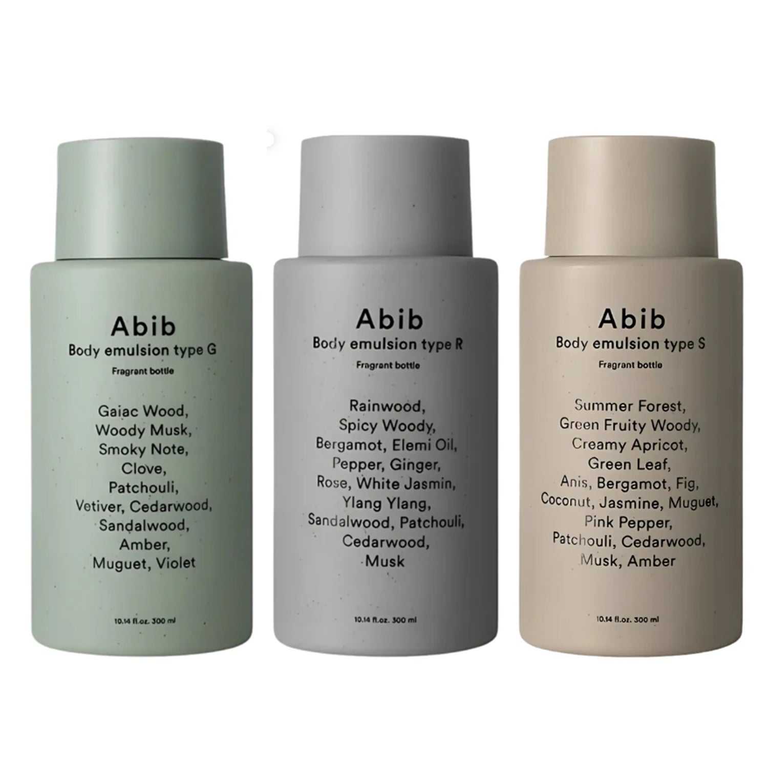 Abib body emulsion 3type Fragrant bottle 300ml | DODO SKIN – DODOSKIN