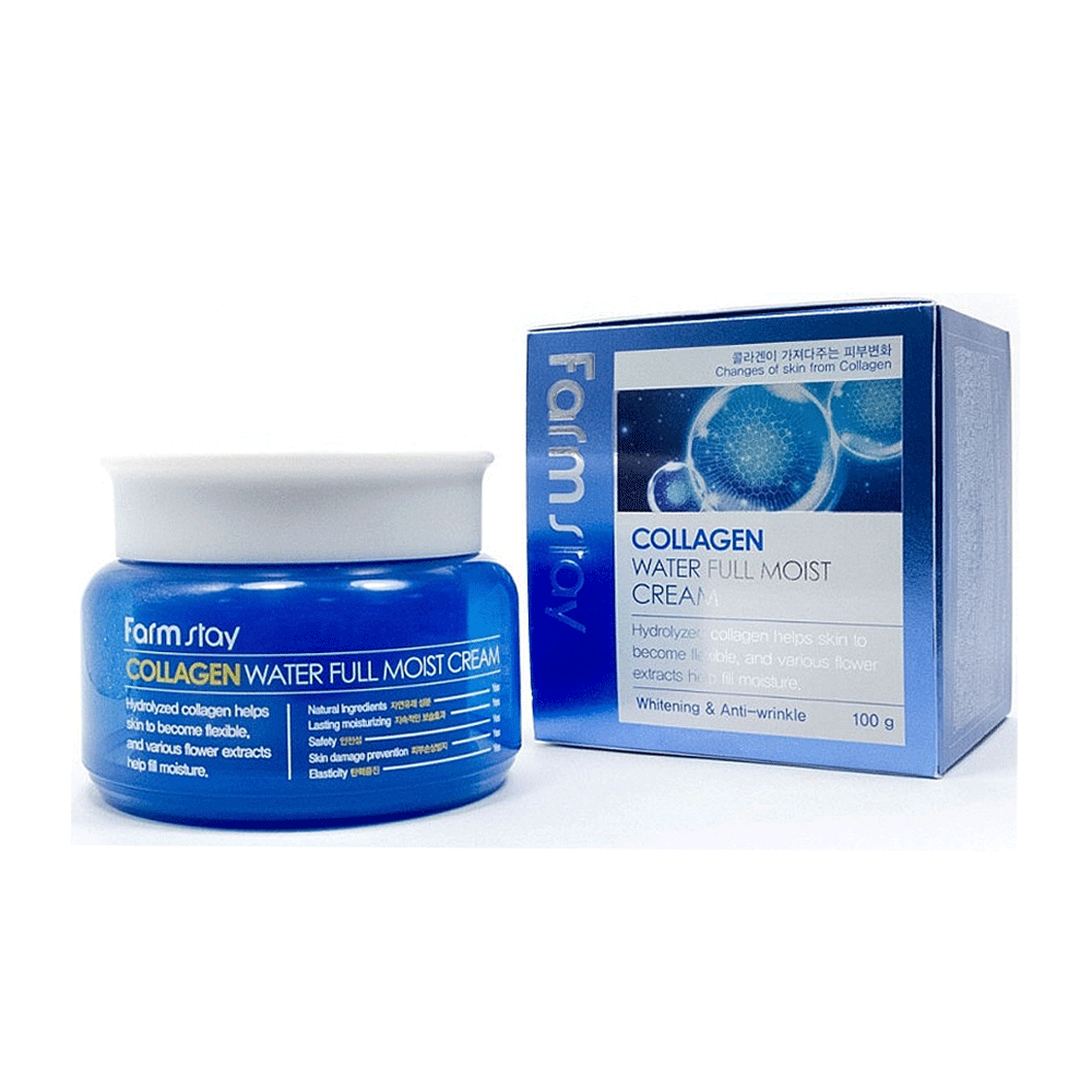Farmstay Collagen Water Full Moist Cream 100ml | DODO SKIN – DODOSKIN