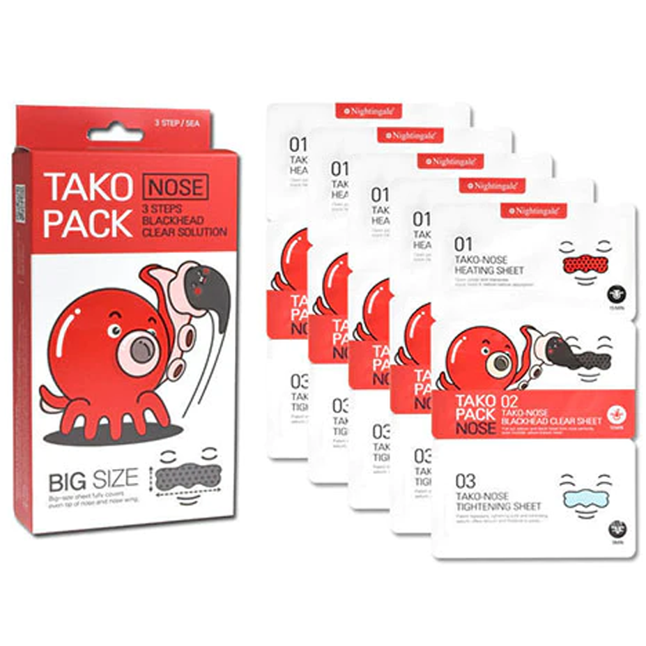 Buy Korean Nightingale Tako Pack Nose 5ea Online | DODOSKIN