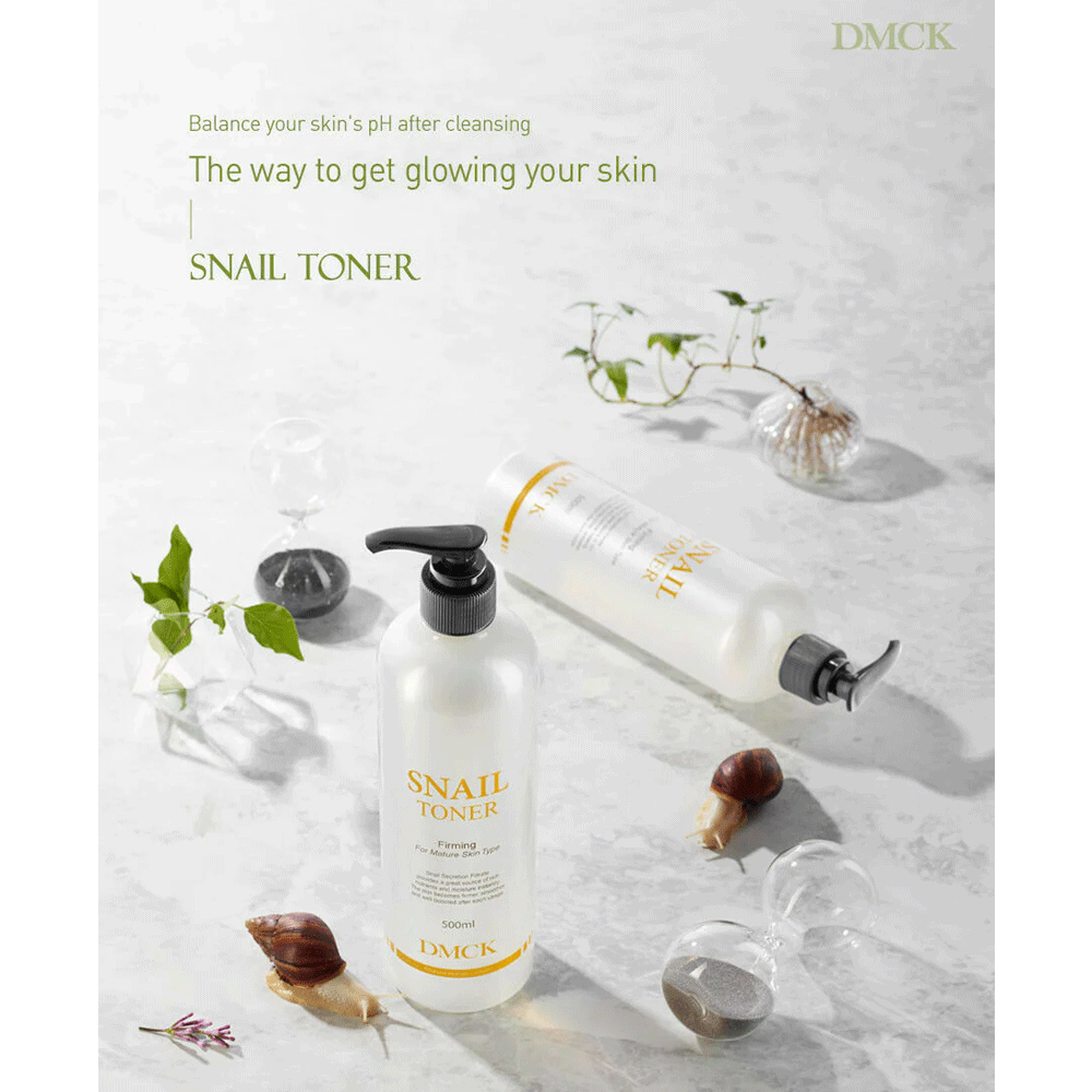 Buy Korean DMCK Snail Toner 500ml Online | DODOSKIN
