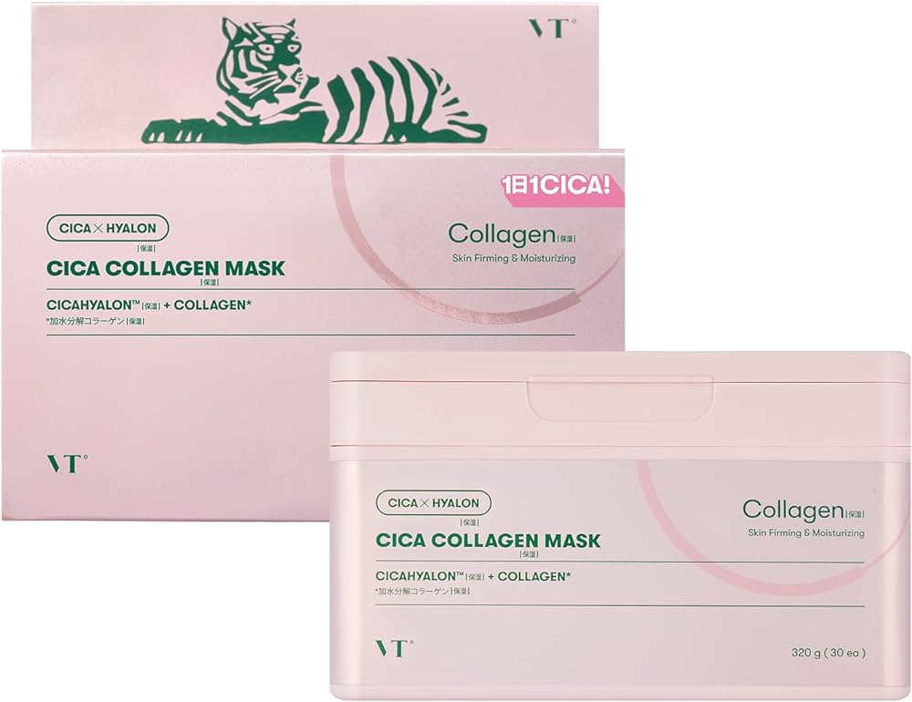 Buy Korean VT Cosmetics Cica Collagen Mask 30ea Online | DODOSKIN
