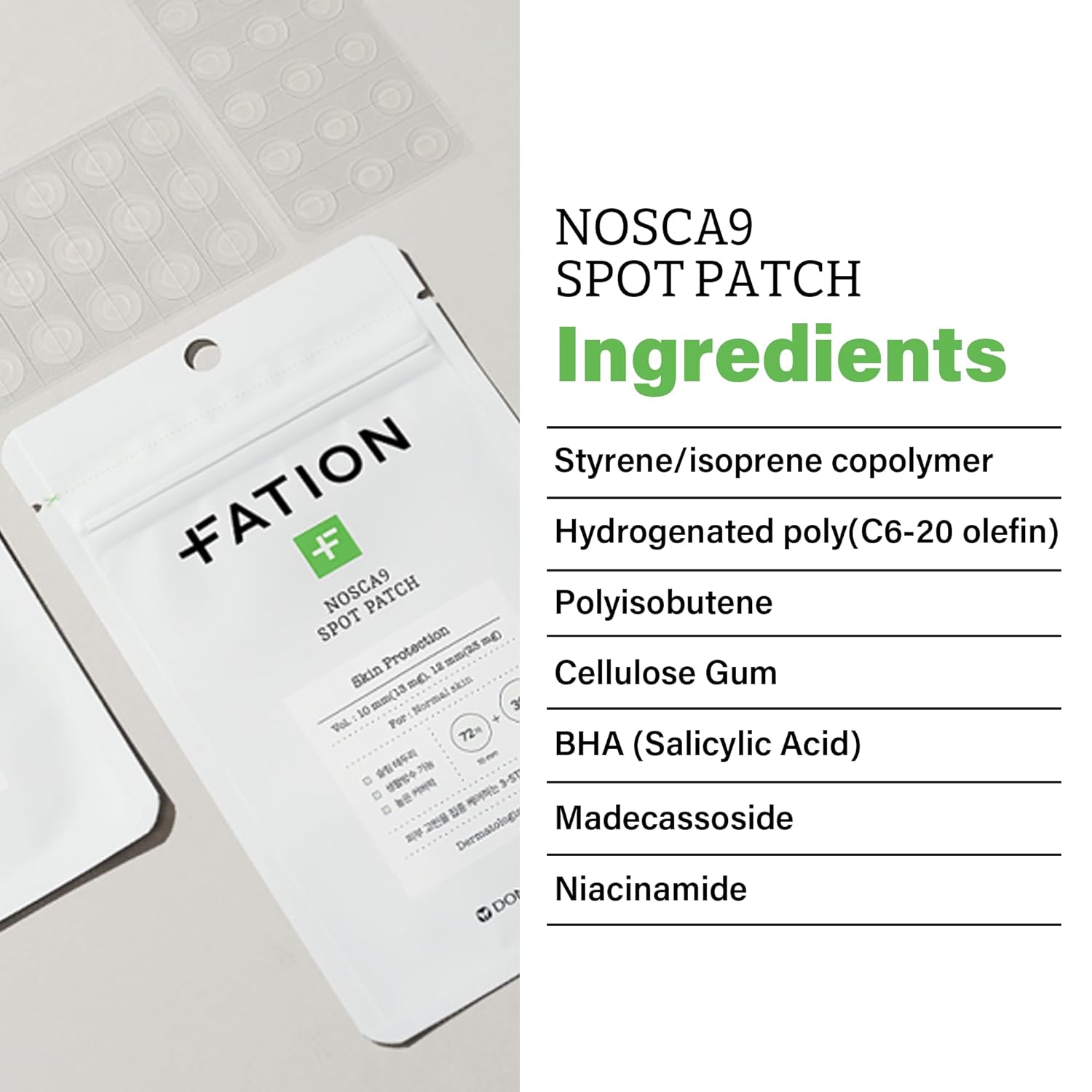 FATION NOSCA 9 Spot Patch 102 pcs | DODO SKIN – DODOSKIN