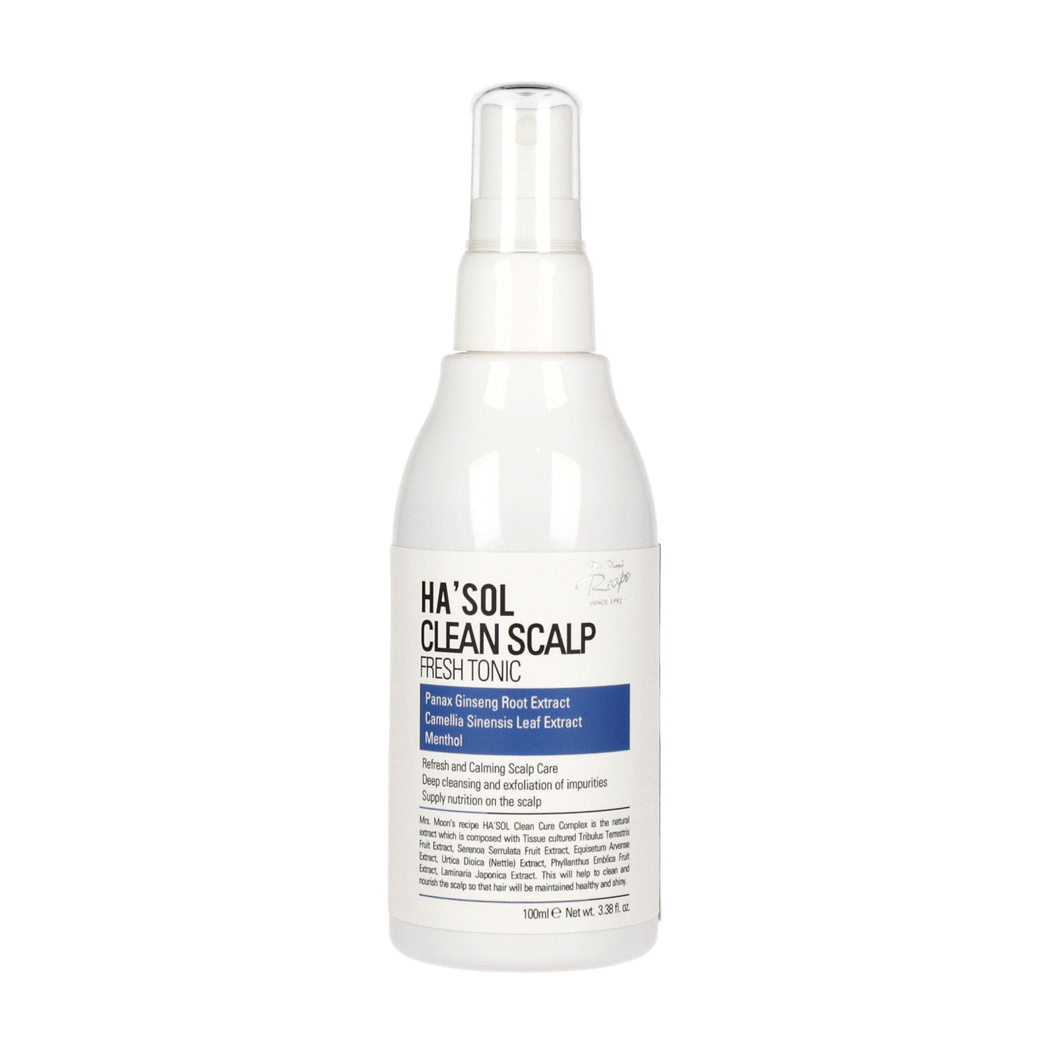 Buy Korean HA'SOL Clean Scalp Tonic 100ml For Oily Hair and Scalp Care ...
