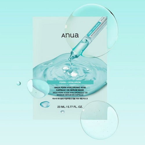 Anua PDRN Hyaluronic Acid Capsule 100 Serum Mask 23ml (10ea) | DODO ...
