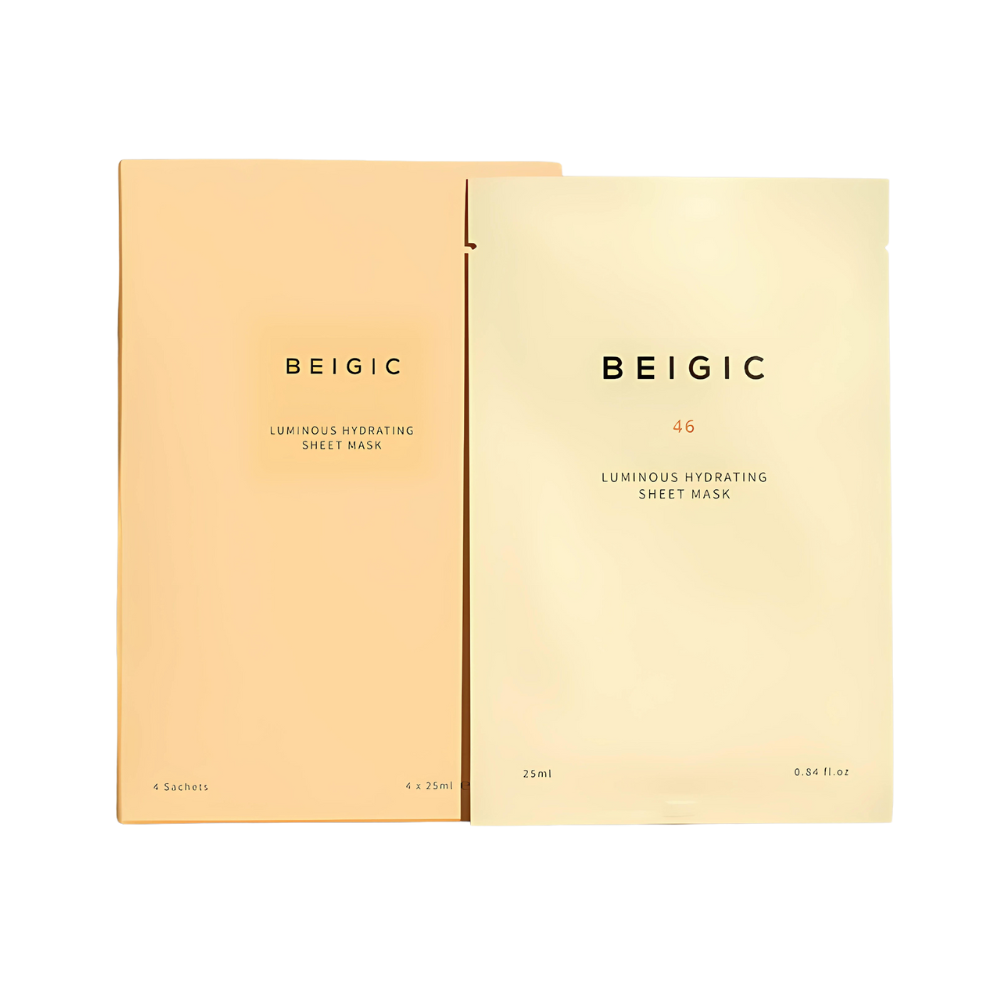 BEIGIC Luminous Hydrating Sheet Mask 25ml x 4ea | DODO SKIN – DODOSKIN