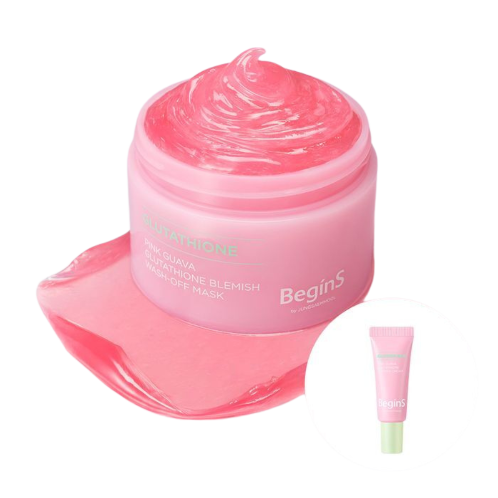BeginS by JUNG SAEM MOOL Pink Guava Glutathione Blemish Wash-Off Mask ...