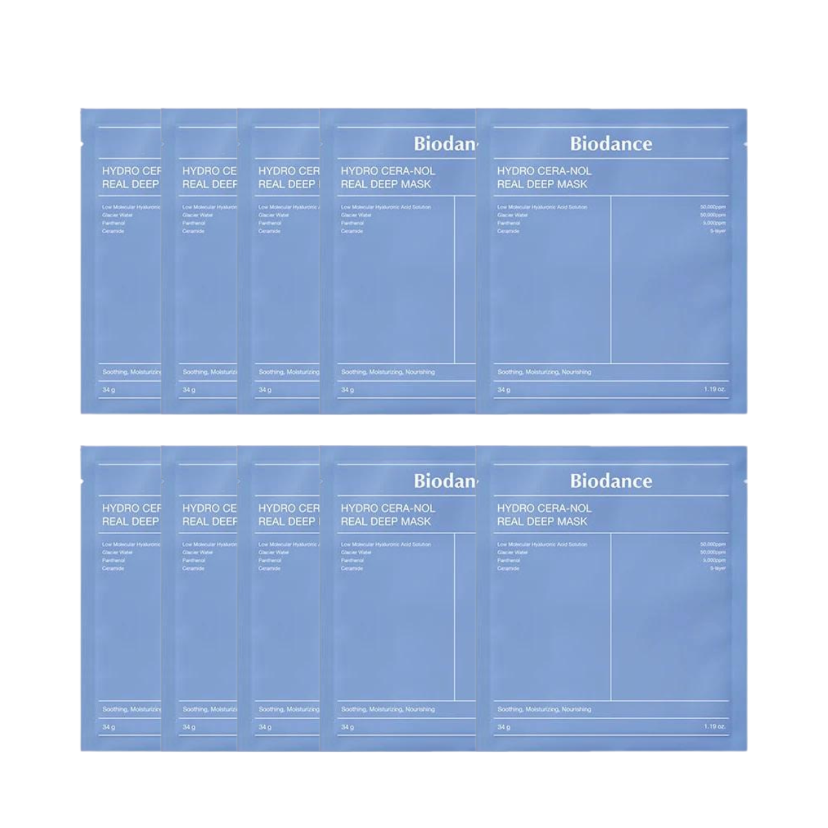 Biodance Hydro Cera-Nol Real Deep Mask Sheet 34g *10ea* | DODO SKIN ...