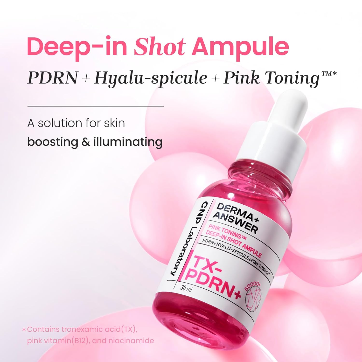 CNP Laboratory Derma+Answer Pink Toning Deep In Shot Ampoule 30ml ...
