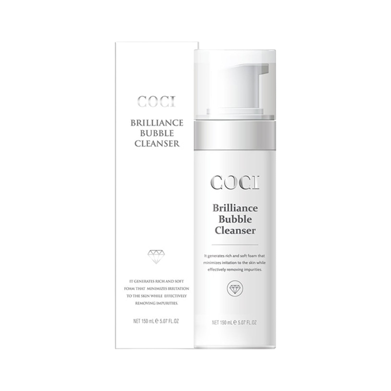 COCI Brilliance Bubble Cleanser 150ml | DODO SKIN – DODOSKIN