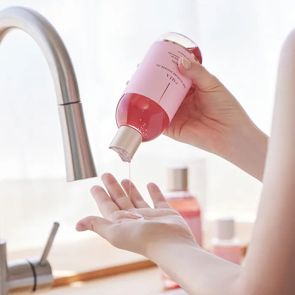 Caela Deep Moisture Shower Oil - Sunlit Ruby 300ml | DODO SKIN – DODOSKIN