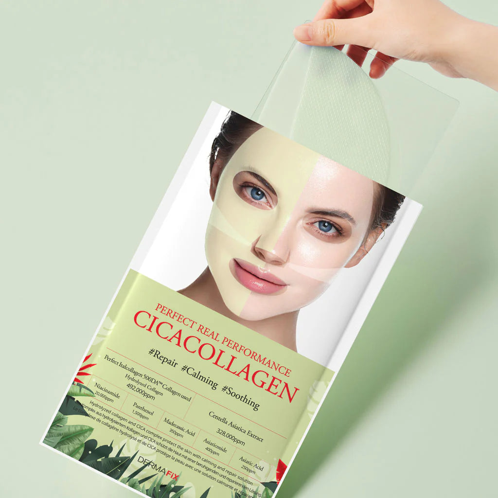 DERMAFIX Patent Performance Cica Collagen (5 Sheets) | DODO SKIN – DODOSKIN