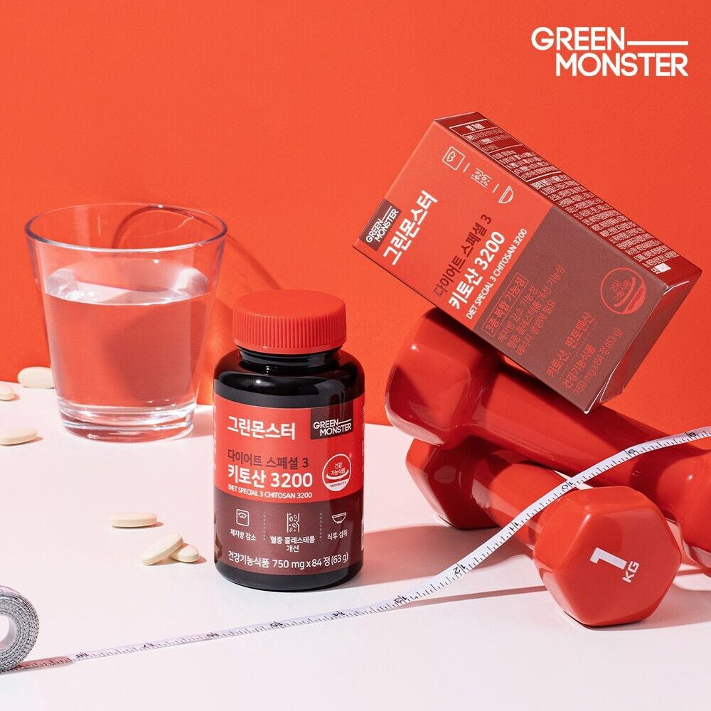 GREEN MONSTER Diet Special 3 Chitosan 3200 (750mg*84ea) | DODOSKIN