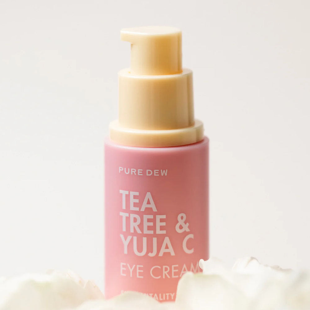 TONYMOLY Pure Dew Tea Tree & Yuja C Eye Cream 30ml | DODO SKIN – DODOSKIN
