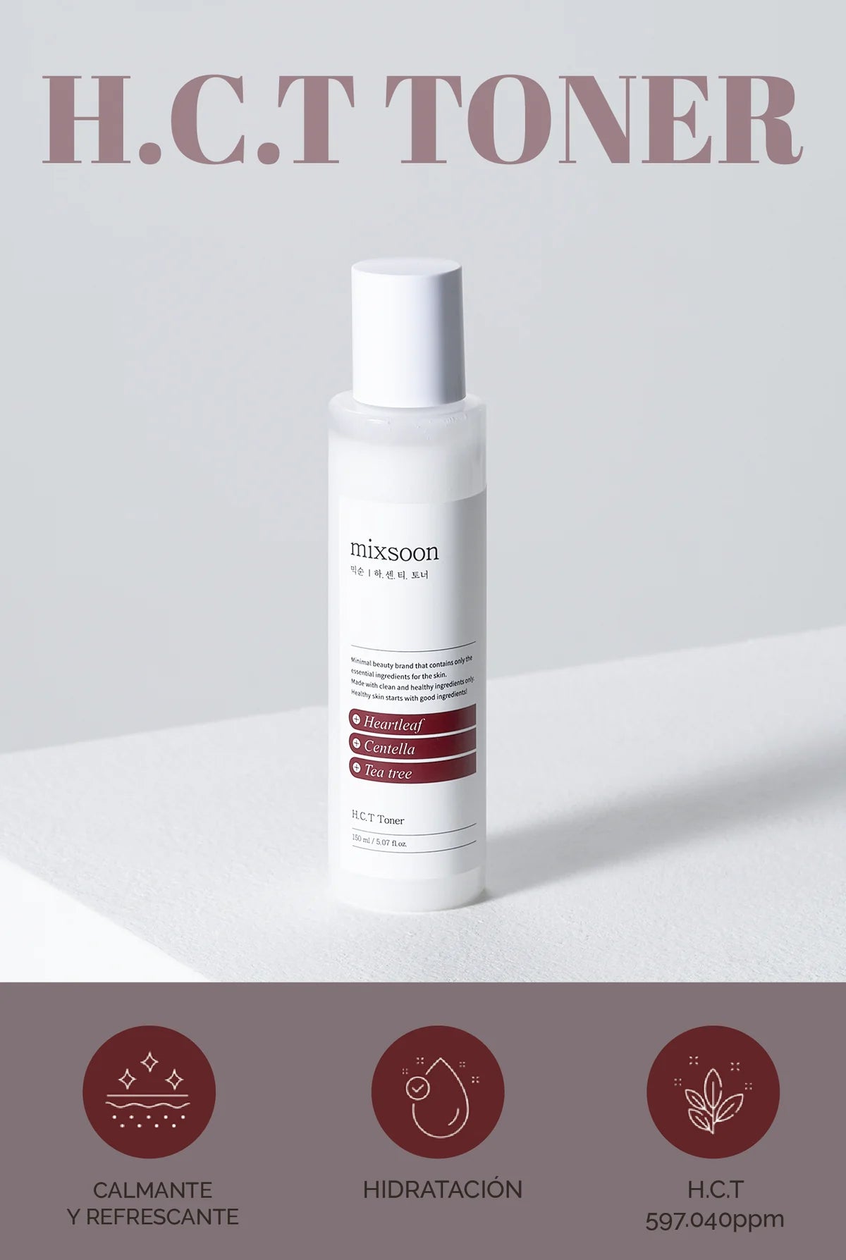 The mixsoon HCT Toner 150ml | DODO SKIN – DODOSKIN