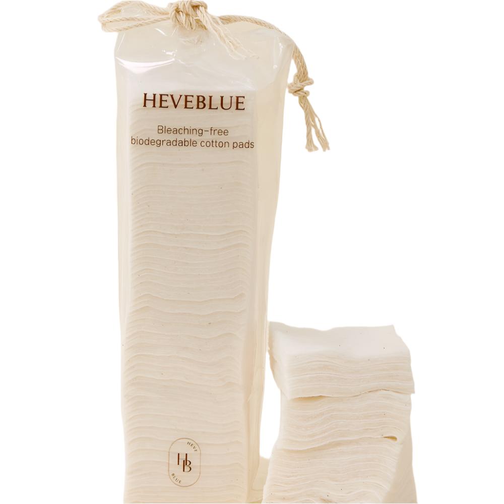 HEVE BLUE 70 Unbleached, Biodegradable 100% Cotton Pads | DODO SKIN ...
