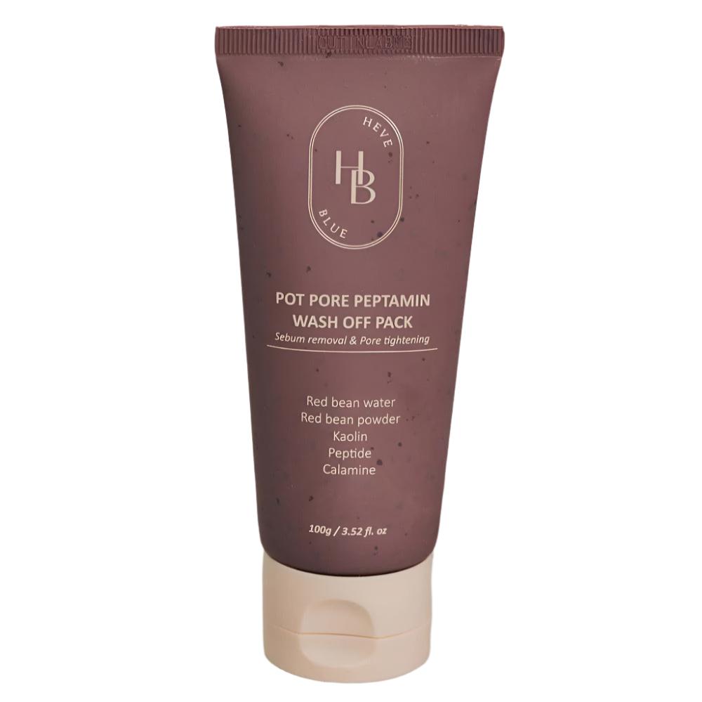 HEVE BLUE Pot Pore Peptamin Wash Off Pack 100g | DODO SKIN – DODOSKIN