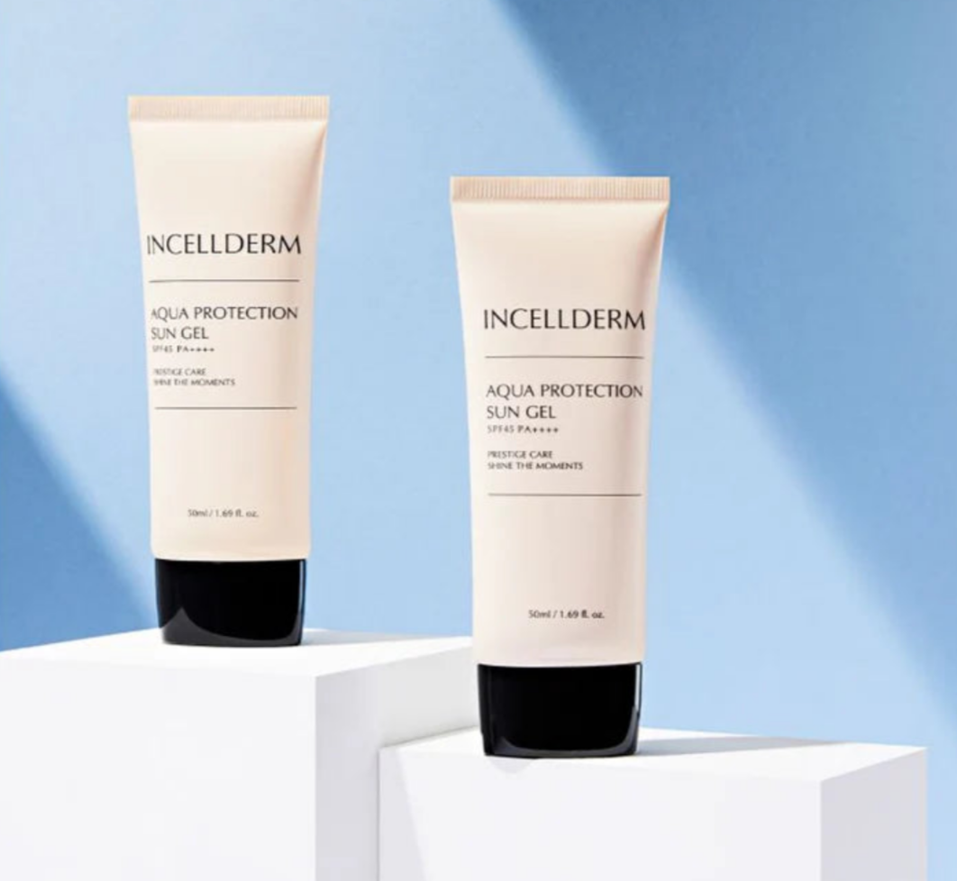 INCELLDERM Aqua Protection Sun Gel SPF45 PA++++ 50ml | DODOSKIN