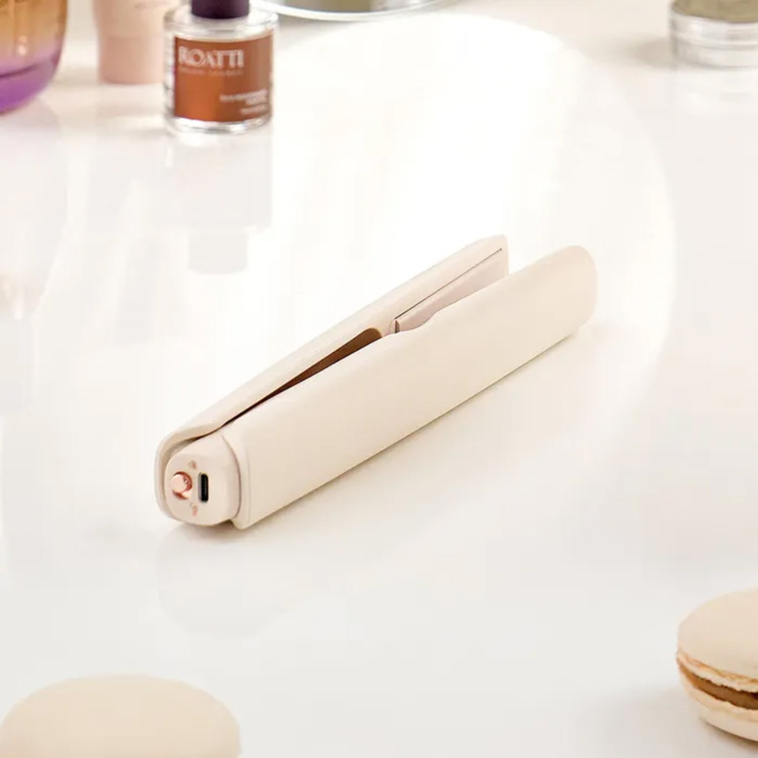 JMW Freepy Cordless Hair Straightener (Portable Flat Iron with Ceramic ...