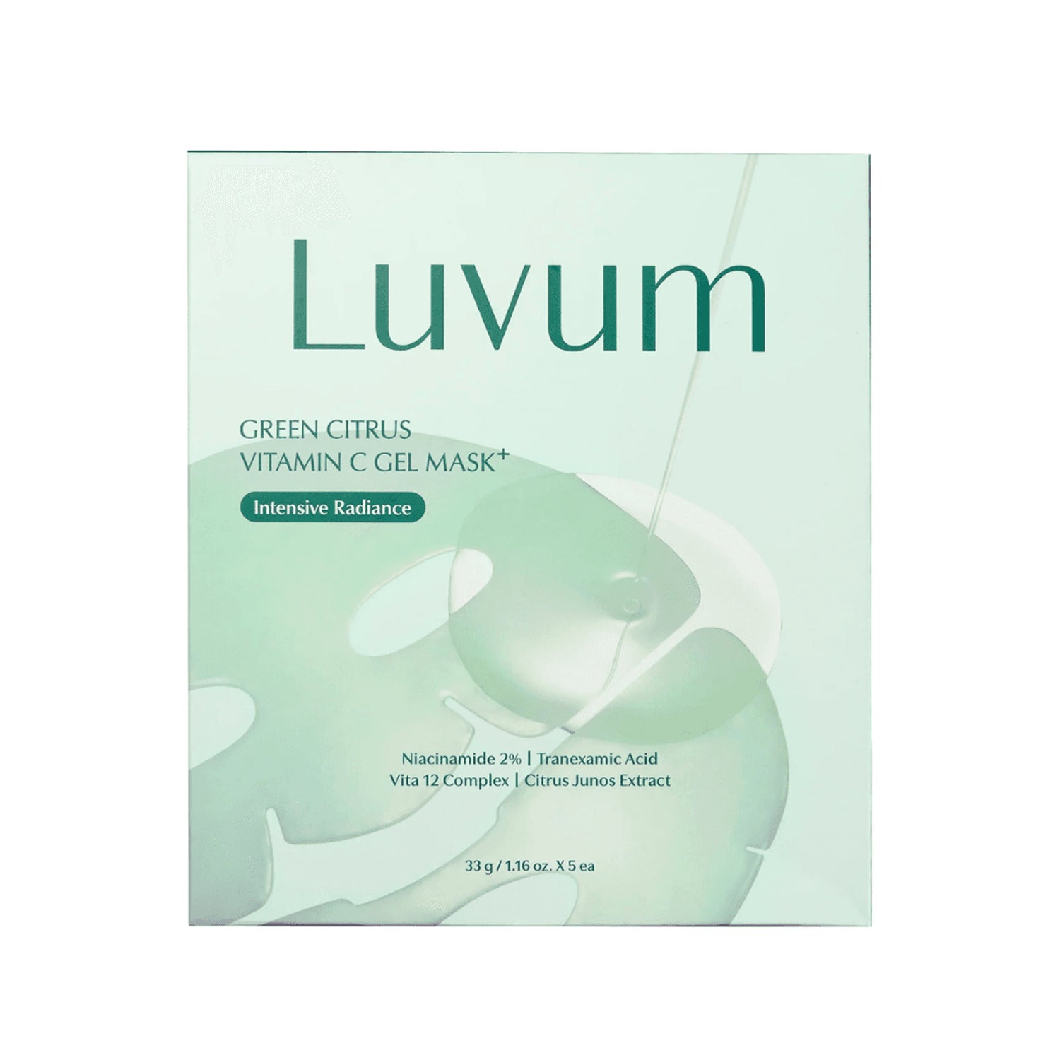 Luvum Green Citrus Vitamin C Gel Mask Plus 5ea | DODO SKIN – DODOSKIN