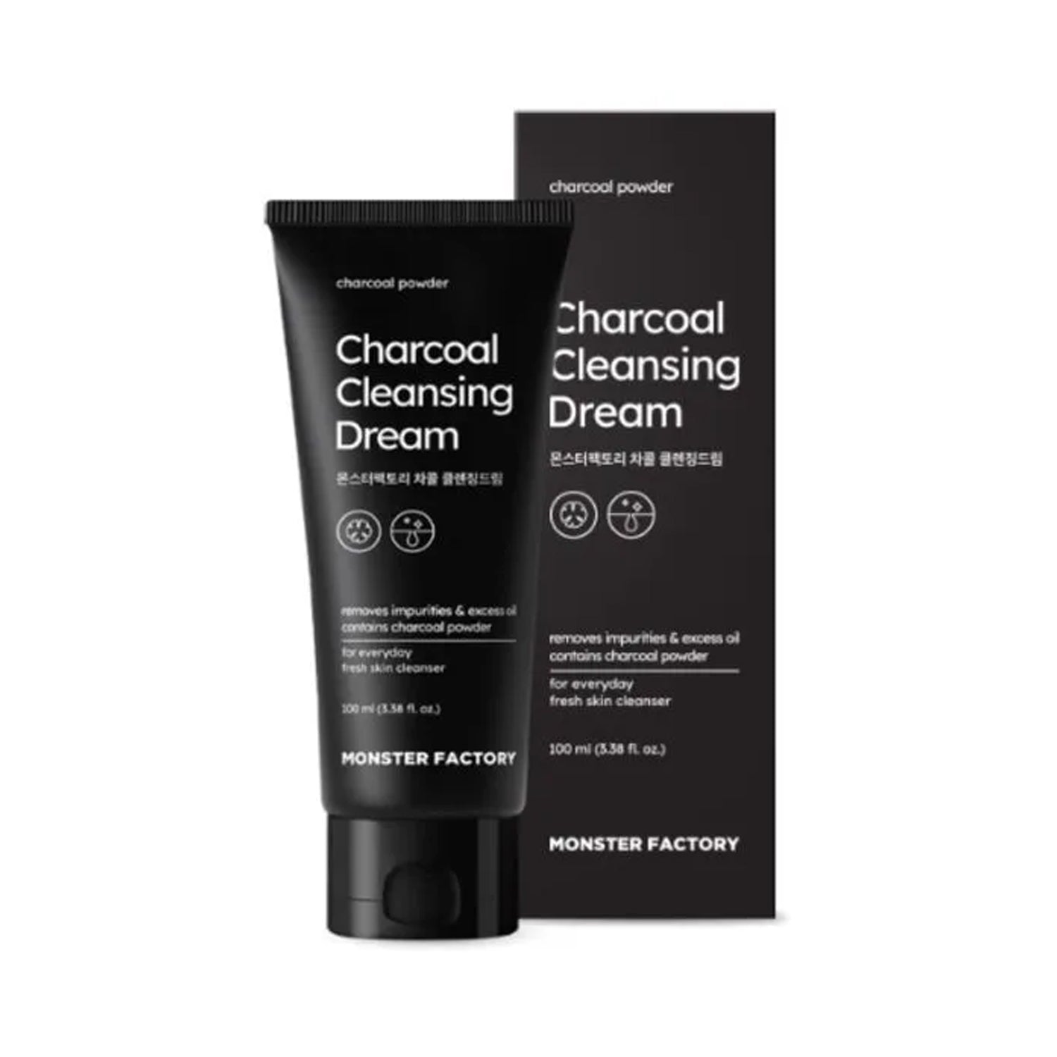 MONSTER FACTORY Charcoal Cleansing Dream 100ml | DODO SKIN – DODOSKIN