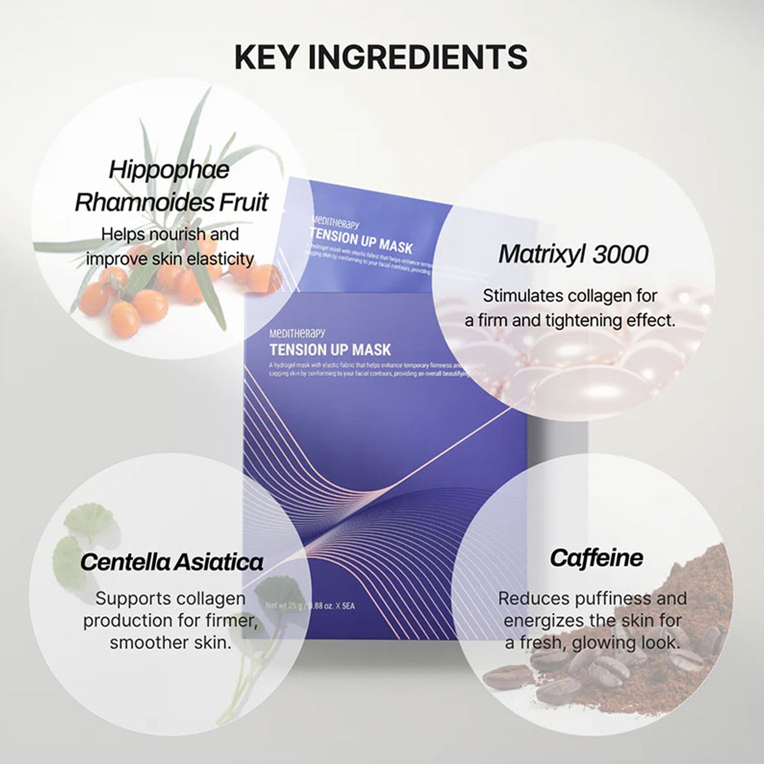 Meditherapy Tension Up Mask 25g * 5ea | DODO SKIN – DODOSKIN