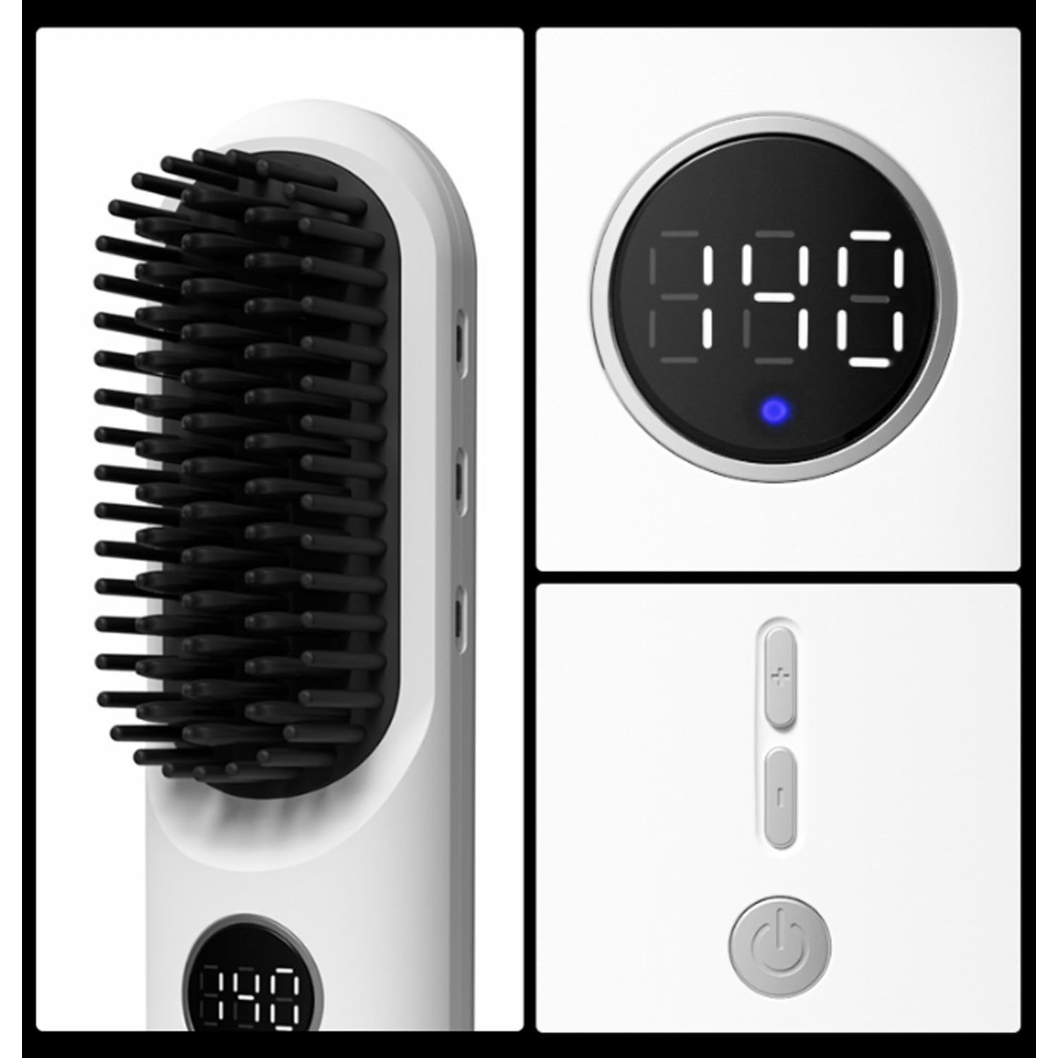 OA Volume Up Cordless Hair Styler Brush (Portable Mini Volumizing Iron ...