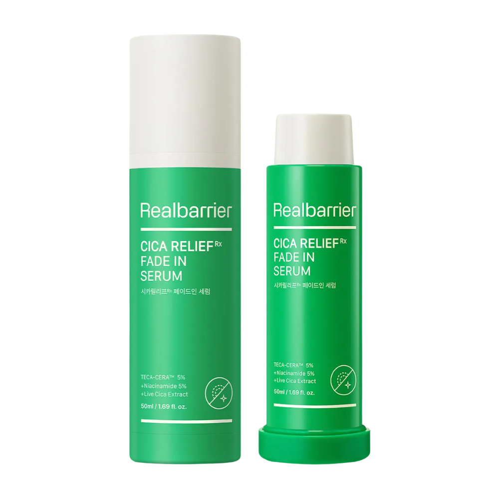 Real Barrier Cica Relief Rx Fade-In Serum 50ml (Main Product + Refill) | DODO SKIN – DODOSKIN