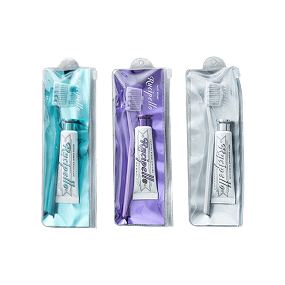 Rucipello Travel Sets (Toothpaste 25g + Toothbrush) | DODO SKIN – DODOSKIN