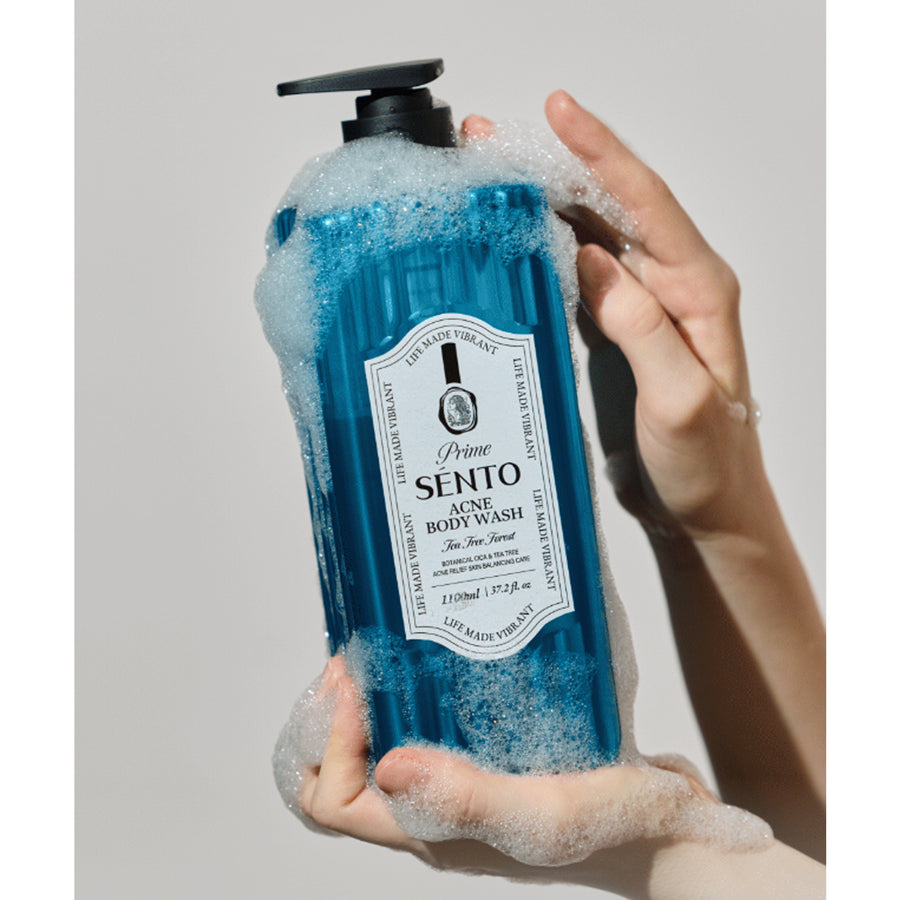 SENTO Prime Botanical Cica Acne Care Low-pH Body Wash (Tea Tree Forest ...