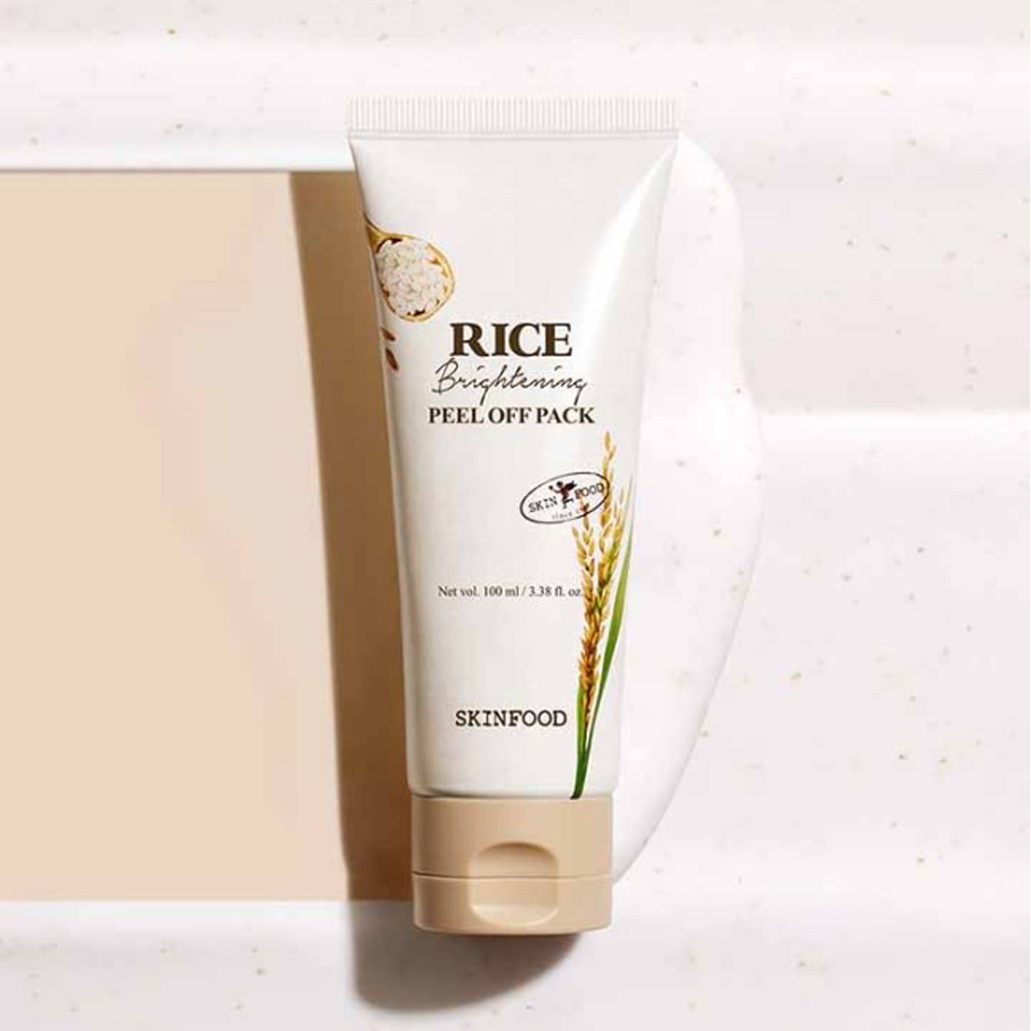 SKINFOOD Rice Brightening Peel Off Pack 100ml | DODO SKIN – DODOSKIN