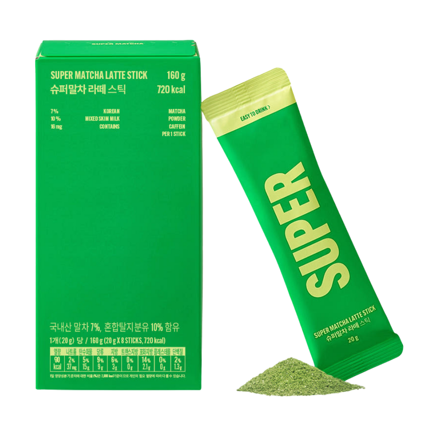 SUPER MATCHA Latte Sticks (20g x 8 Sticks) | DODO SKIN – DODOSKIN