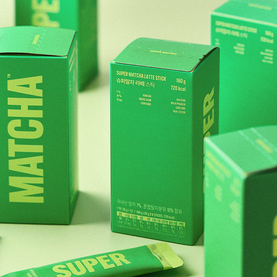 SUPER MATCHA Latte Sticks (20g x 8 Sticks) | DODO SKIN – DODOSKIN