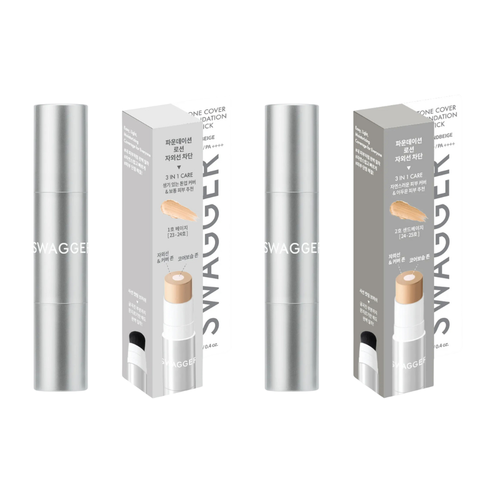 SWAGGER Easy Tone Cover Foundation Stick SPF50+ PA++++ 12g | DODO SKIN ...
