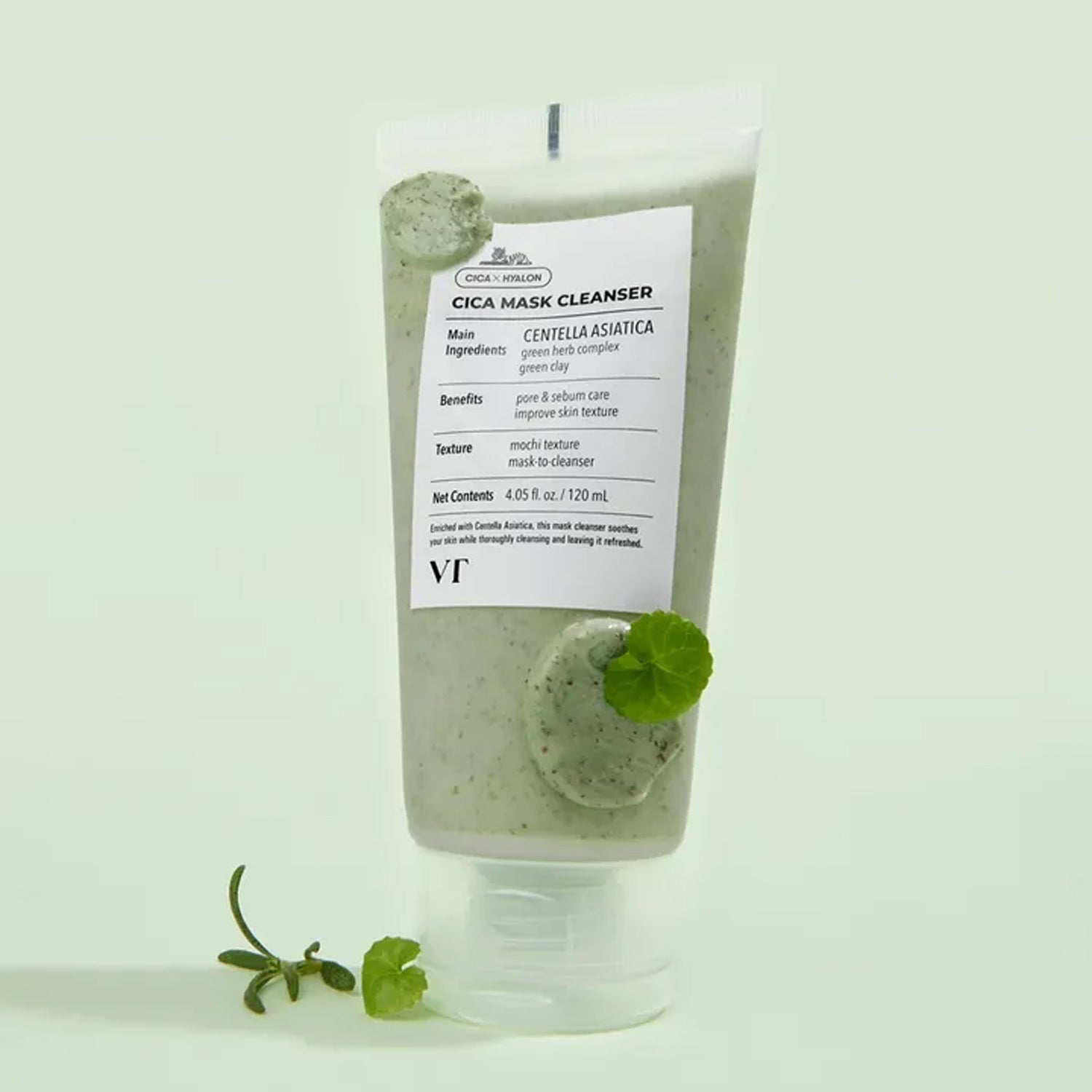 VT Cosmetics Cica Mask Cleanser 120ml | DODO SKIN – DODOSKIN